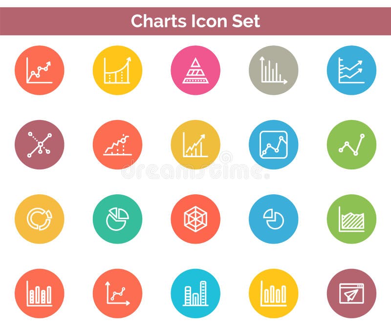 Simple Flat Financial Growth Chart Icon or Symbol Stock Vector ... Simple Flat Financial Growth Chart Icon or Symbol Stock Vector ...