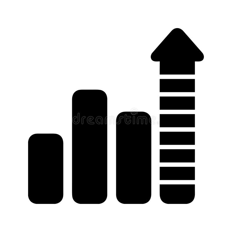 Chart Icon Symbol Vector Image Isolated on the White Background Stock Vector - Illustration of ...