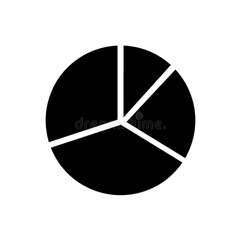 Chart Icon Symbol Vector Image Isolated on the White Background Stock ...