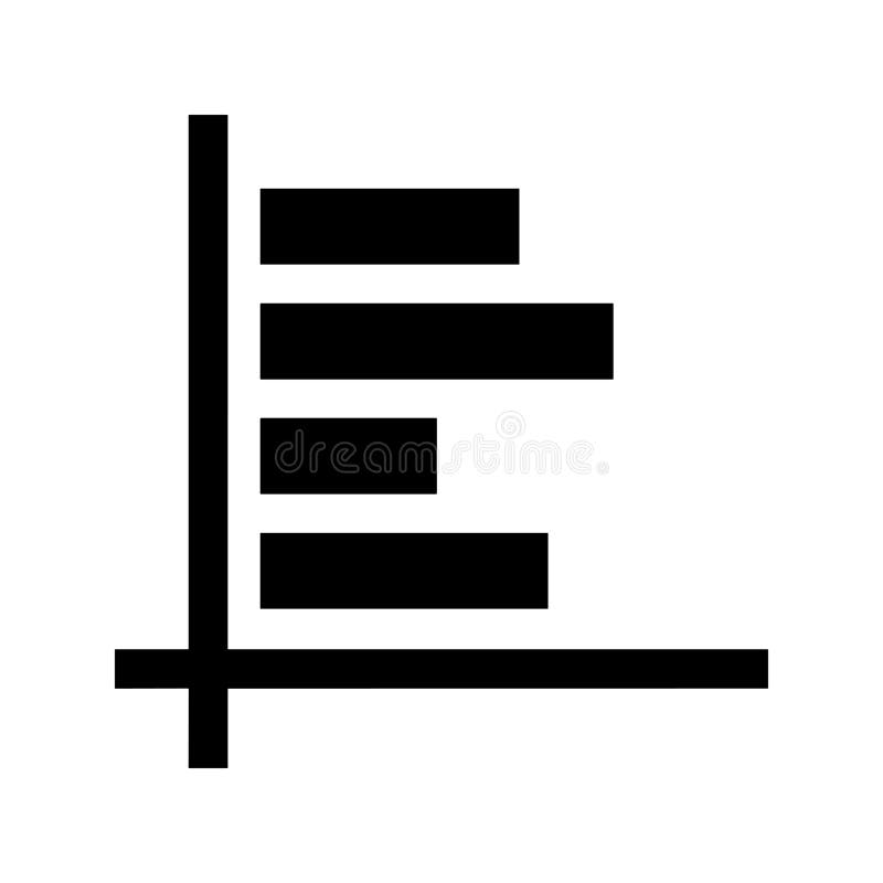 Chart Icon Symbol Vector Image Isolated on the White Background Stock ...