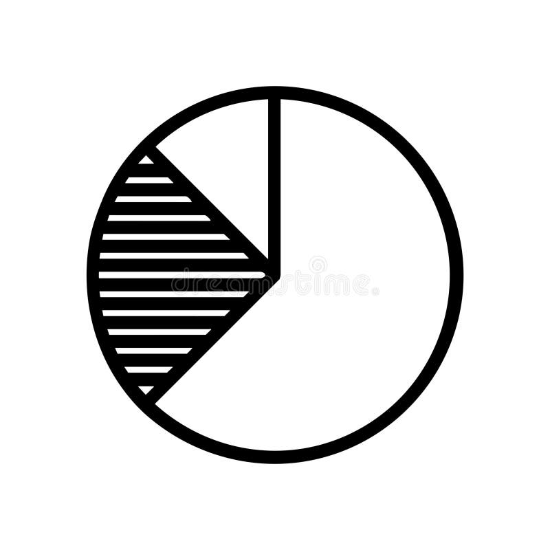 Chart Icon Symbol Vector Image Isolated on the White Background Stock ...