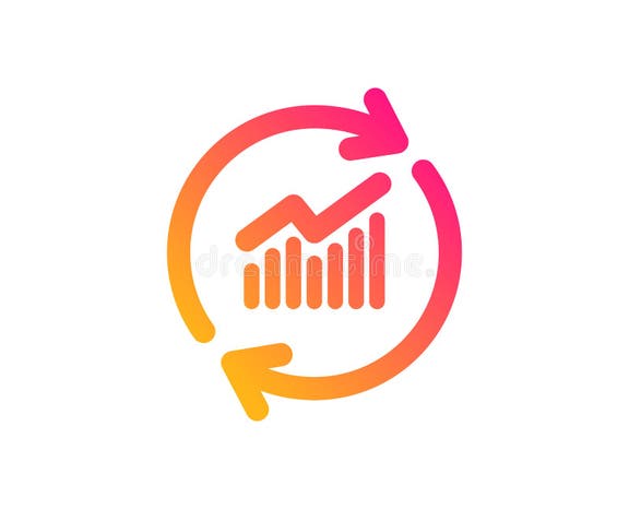 Chart Icon. Update Report Graph Sign. Vector Stock Vector ...