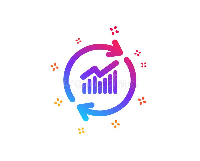 Chart Icon. Update Report Graph Sign. Vector Stock Vector ...