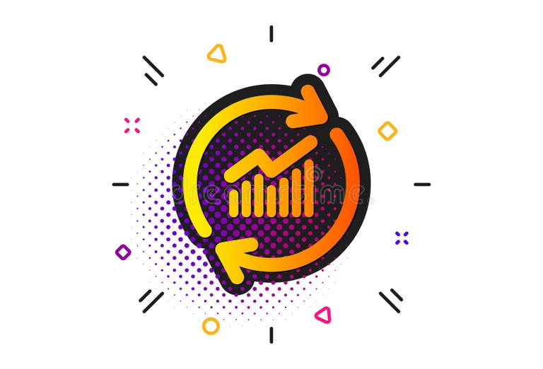 Chart Icon. Update Report Graph Sign. Vector Stock Vector ...