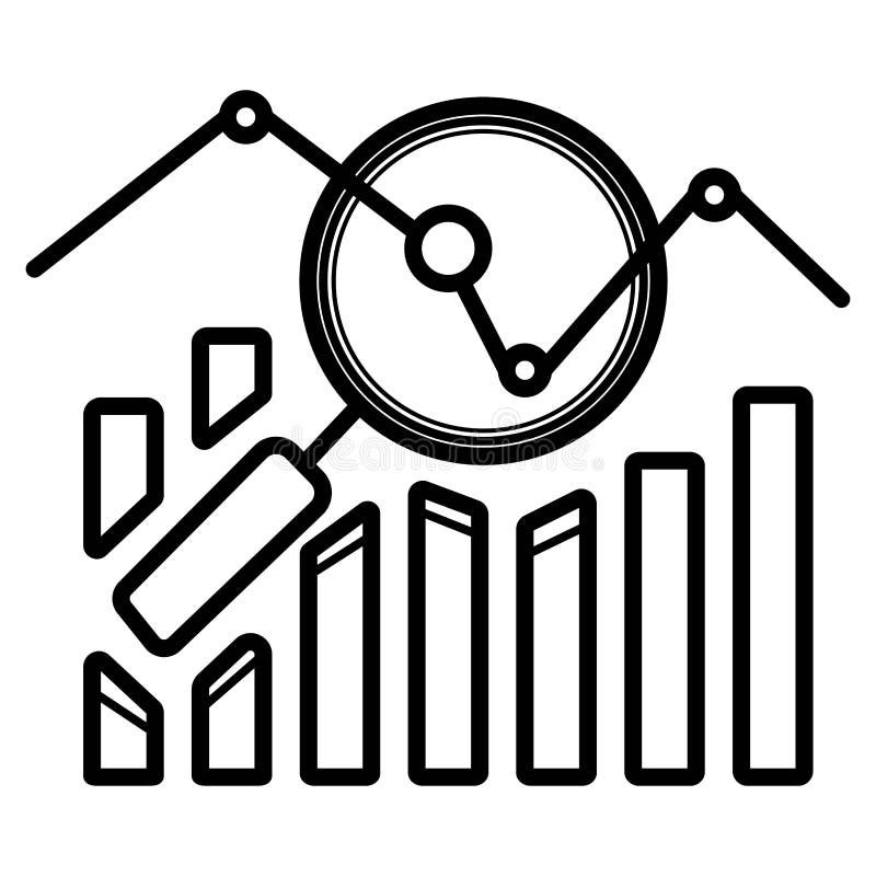 Chart icon vector stock illustration. Illustration of chart - 144981211