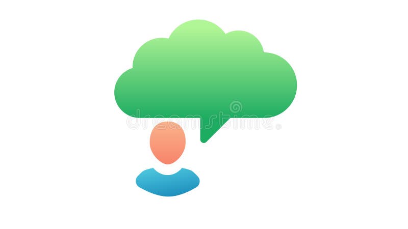 Chart Imagine Thought Single Isolated Icon with Smooth Style Stock ...