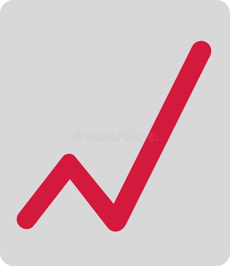 Chart Increase and Decrease Vector Icon. Stock Illustration ...