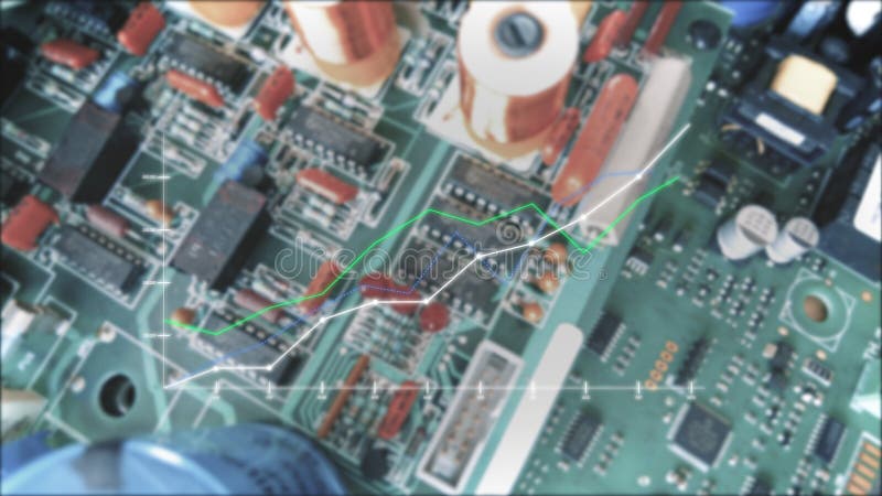 Chart Indicating the Increasing Price of Chips and Electronic ...