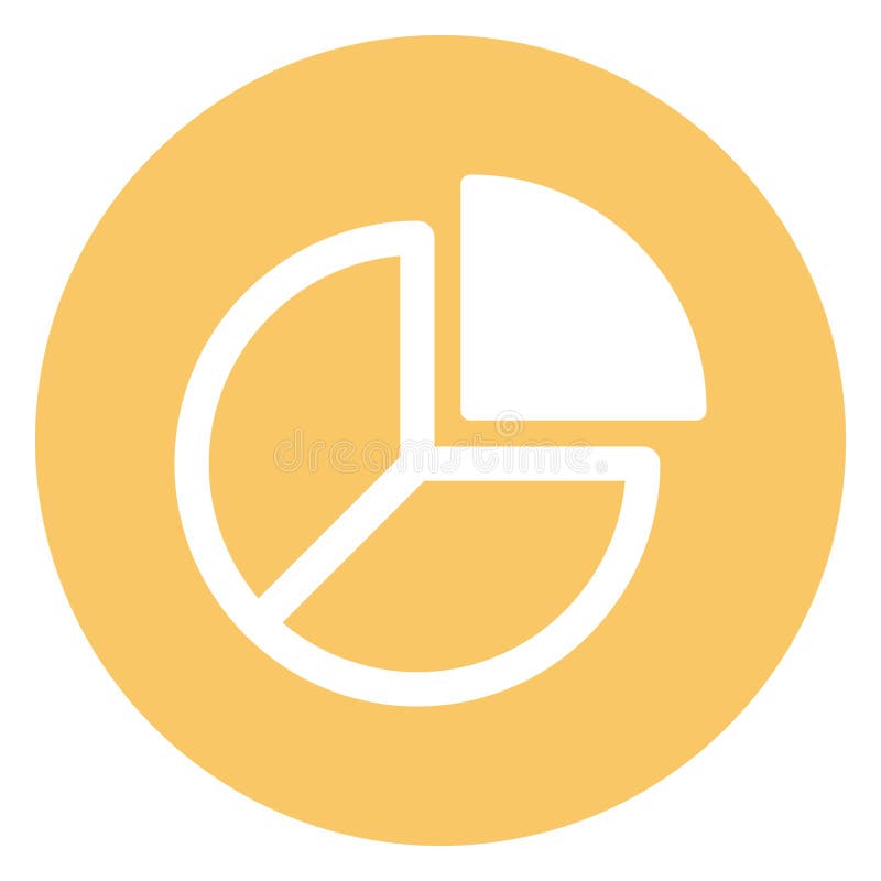 Chart Infographic, Circle Chart Isolated Vector Icon that Can Be Easily ...
