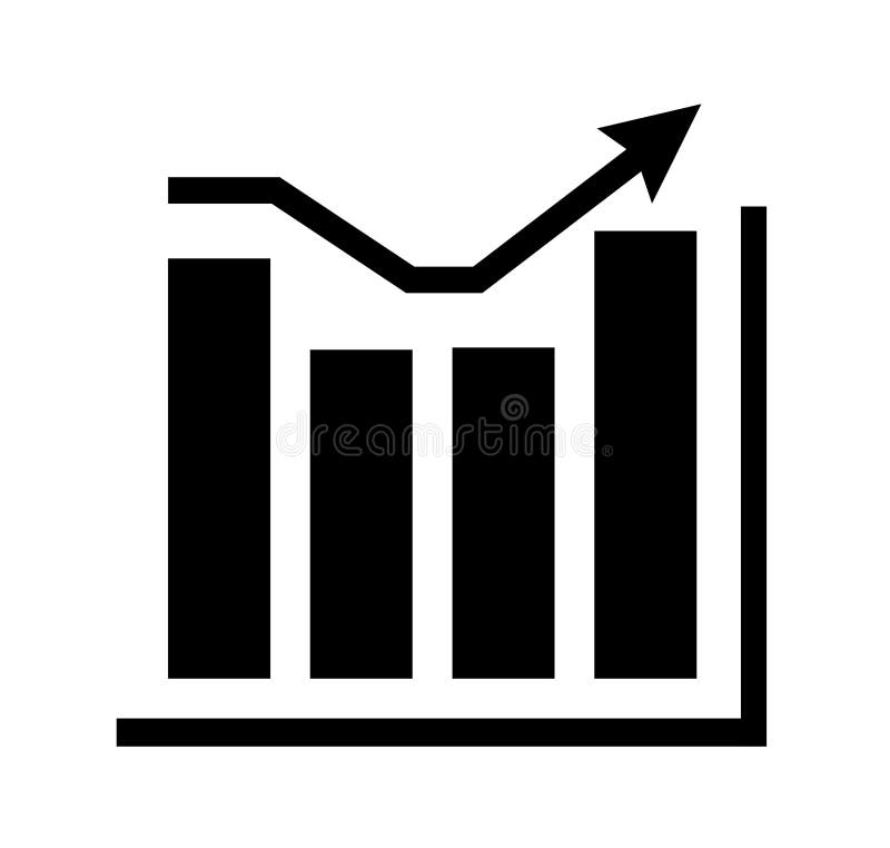 Chart Infographic Graph Diagram a Single Icon Stock Vector ...