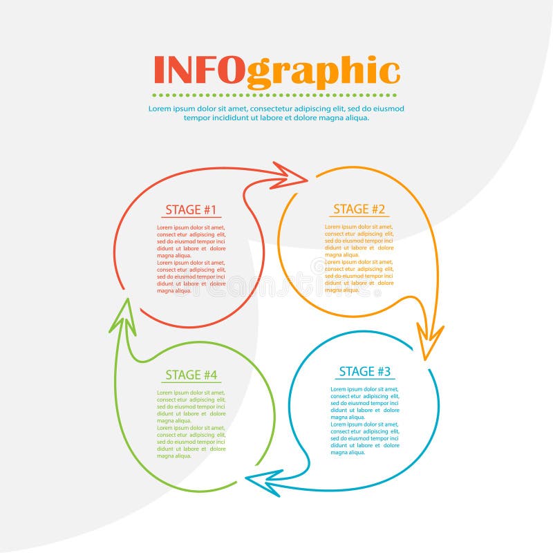 Chart for Infographics. Visual Description of the Process, Development ...