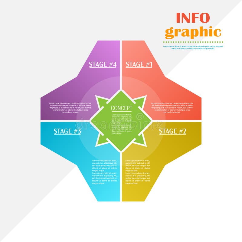 Chart for Infographics. Visual Description of the Process, Development ...