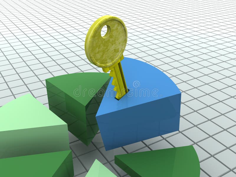 Chart and key. stock illustration. Illustration of economical - 3094469