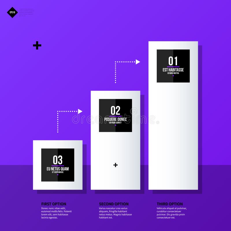 Chart Layout with Vertical Elements. EPS10 Vector Stock Vector ...