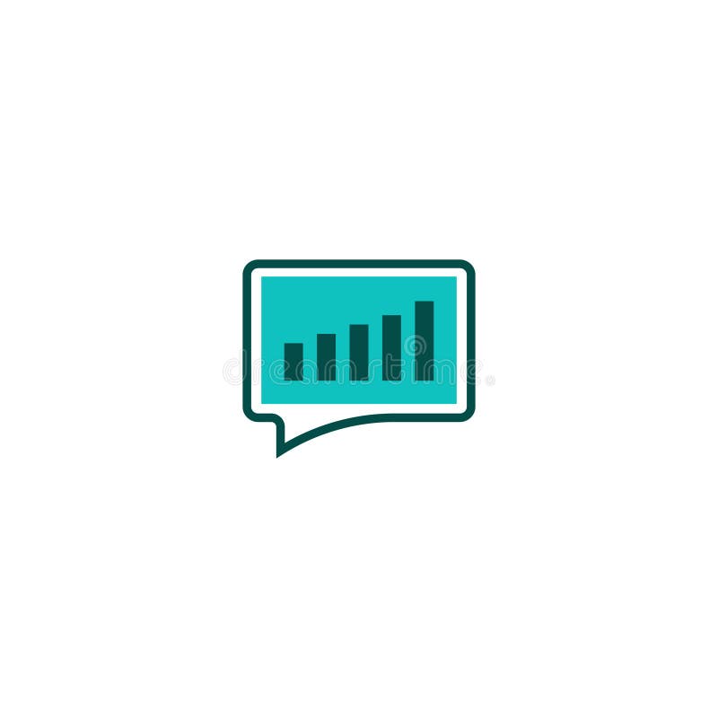 Chart Line Icon. Linear Style Sign for Mobile Concept and Web Design ...