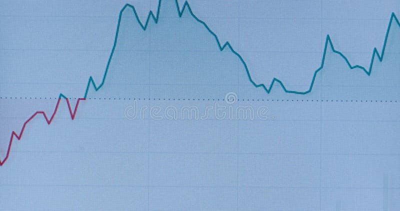 Chart Line Shows Rising and Falling of Cryptocurrency Macro Stock Video ...