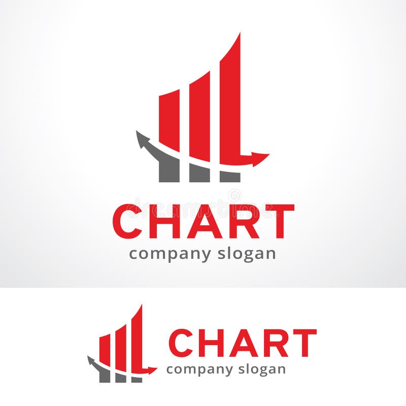 Chart Logo Template Design Vector, Emblem, Design Concept, Creative ...