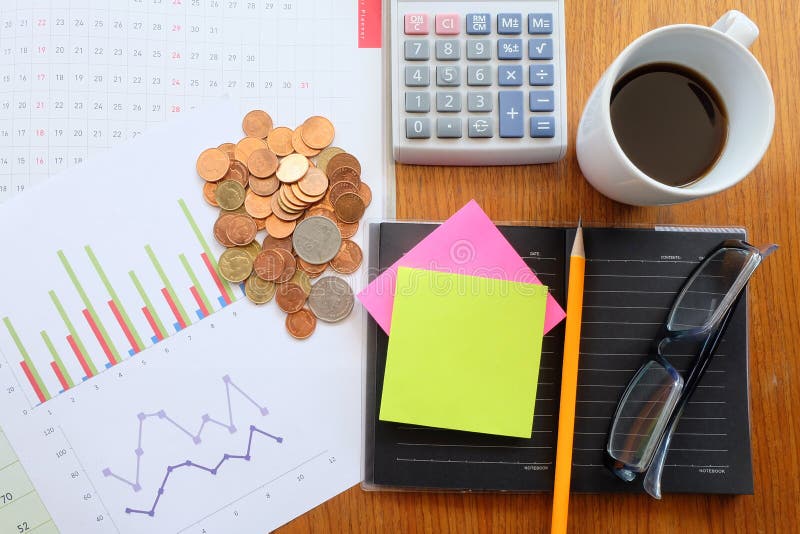 Chart and note book stock image. Image of market, diagram - 53365683