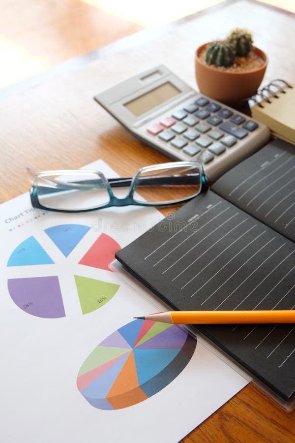 Chart and note book stock photo. Image of economy, figure - 53365824