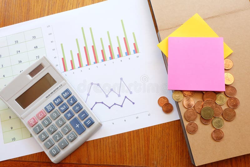 Chart and note book stock image. Image of diagram, analyzing - 53370331