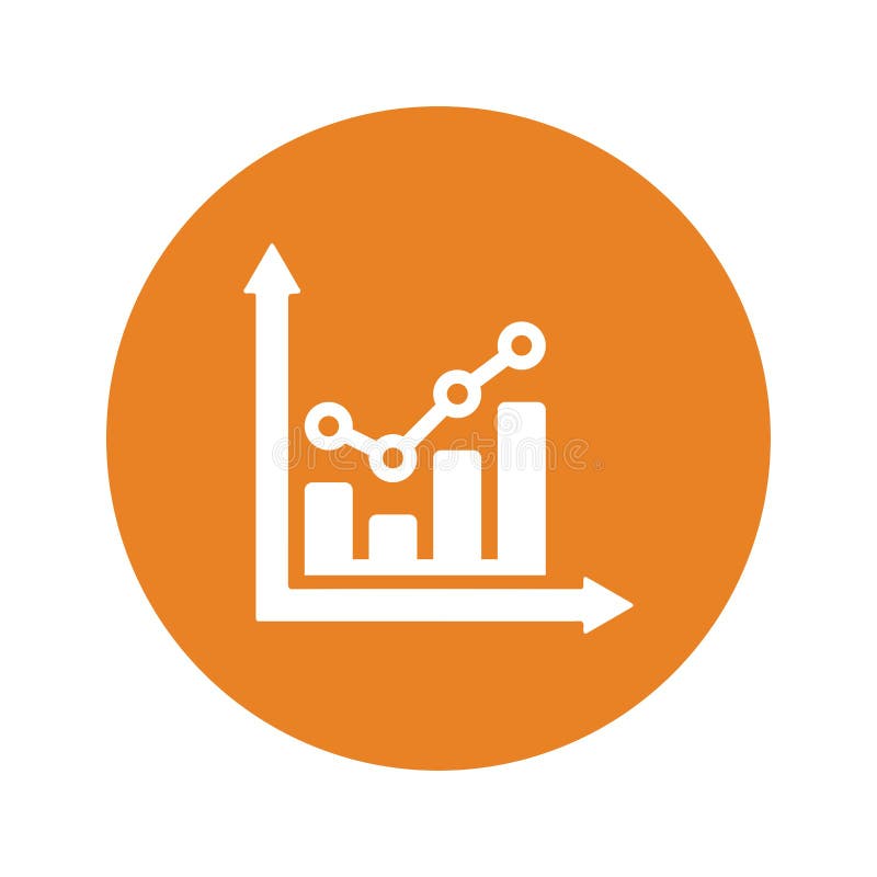 Analytics, Growth Graph Icon Design Stock Vector - Illustration of flat ...
