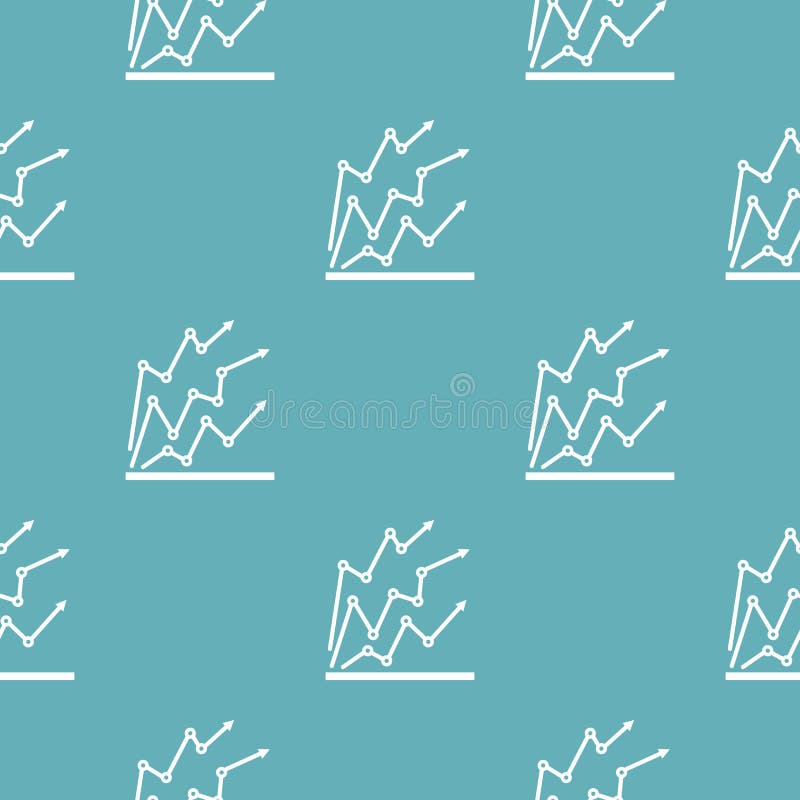 Chart Pattern Seamless Vector Simple Stock Vector - Illustration of ...