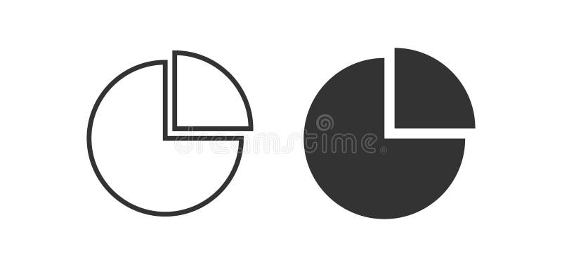 Chart Pie Icon. Circle Diagram Illustration Symbol Stock Vector ...