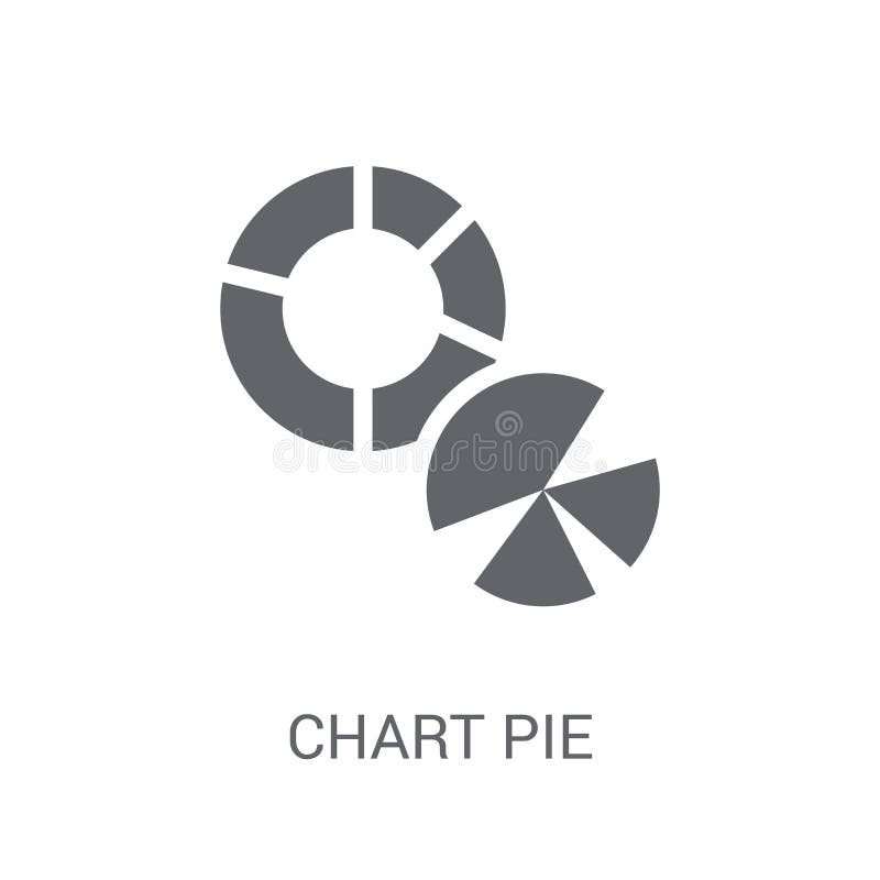 Chart Pie Icon. Trendy Chart Pie Logo Concept on White Background from ...