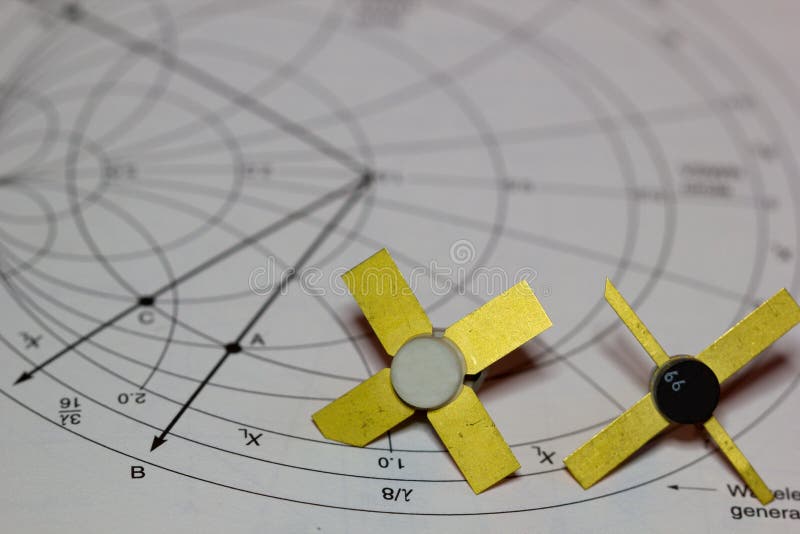 Chart with RF transistors stock photo. Image of engineering - 65897088