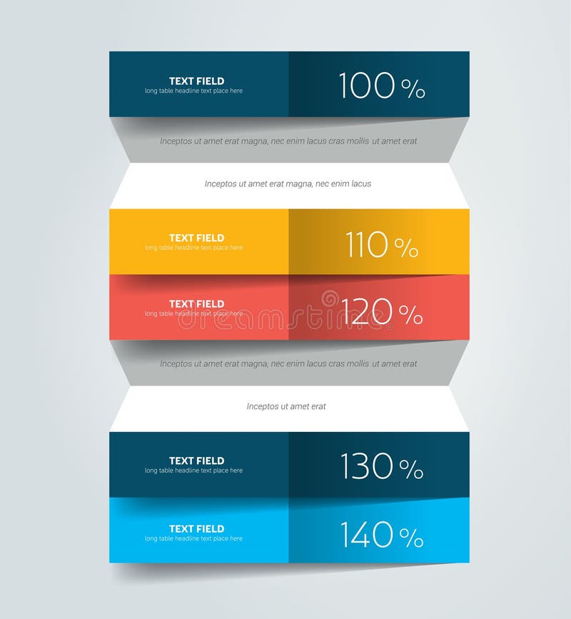 Chart, Schedule Design Template. Vector Banner Stock Vector ...