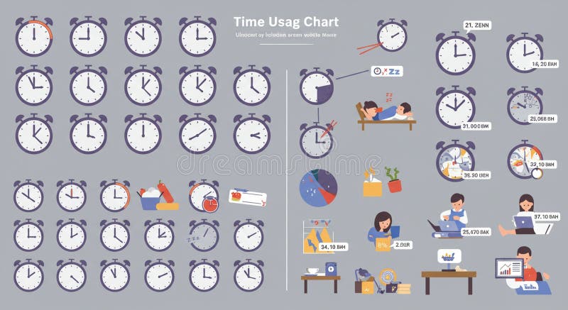 Different Time Durations Stock Illustrations – 11 Different Time ...