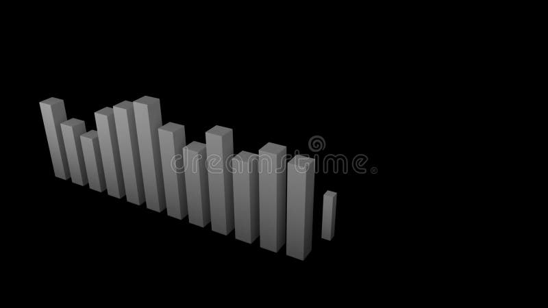 Chart Showing Changing Statistics Stock Video - Video of business ...