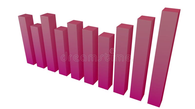 Chart Showing Changing Statistics Stock Footage - Video of pink, chart ...