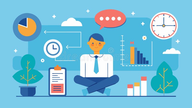 A Chart Showing the Correlation between Stress and Productivity with ...