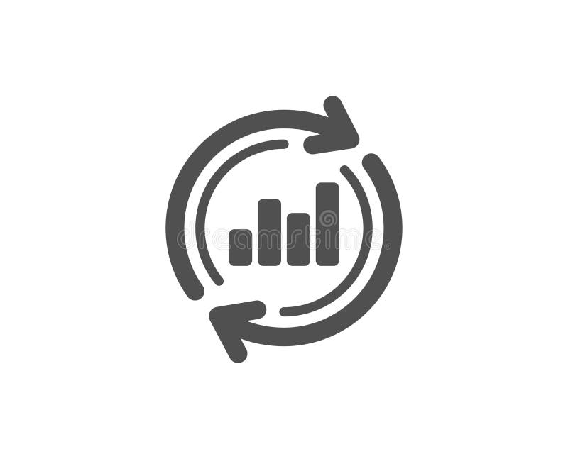 Chart Simple Icon. Update Report Graph Sign. Stock Vector ... Chart Simple Icon. Update Report Graph Sign. Stock Vector ...