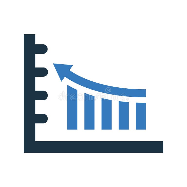 Chart, Statistical, Graph Icon. Glyph Style Vector EPS Stock Vector ...