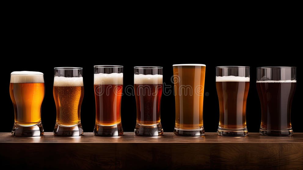 Chart of the Steps in Making Beer. Generative Ai Stock Illustration ...