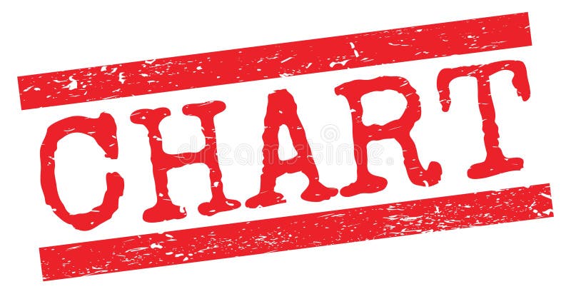 CHART Text on Red Lines Stamp Sign Stock Illustration - Illustration of ...