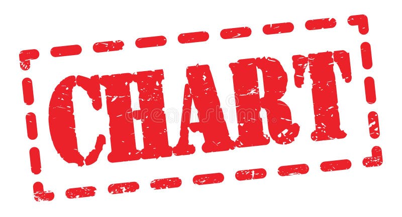 CHART Text Written on Red Stamp Sign Stock Illustration - Illustration ...