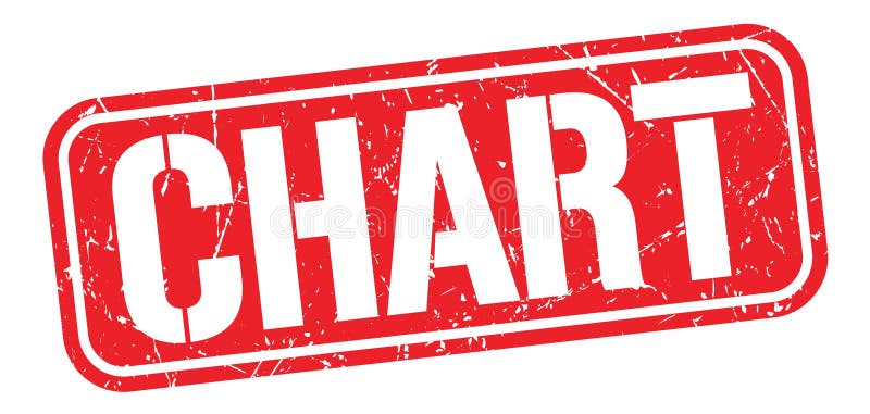 CHART Text Written on Red Stamp Sign Stock Illustration - Illustration ...