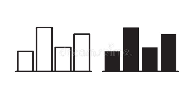 Chart vecor icon set stock vector. Illustration of infographic - 340721555