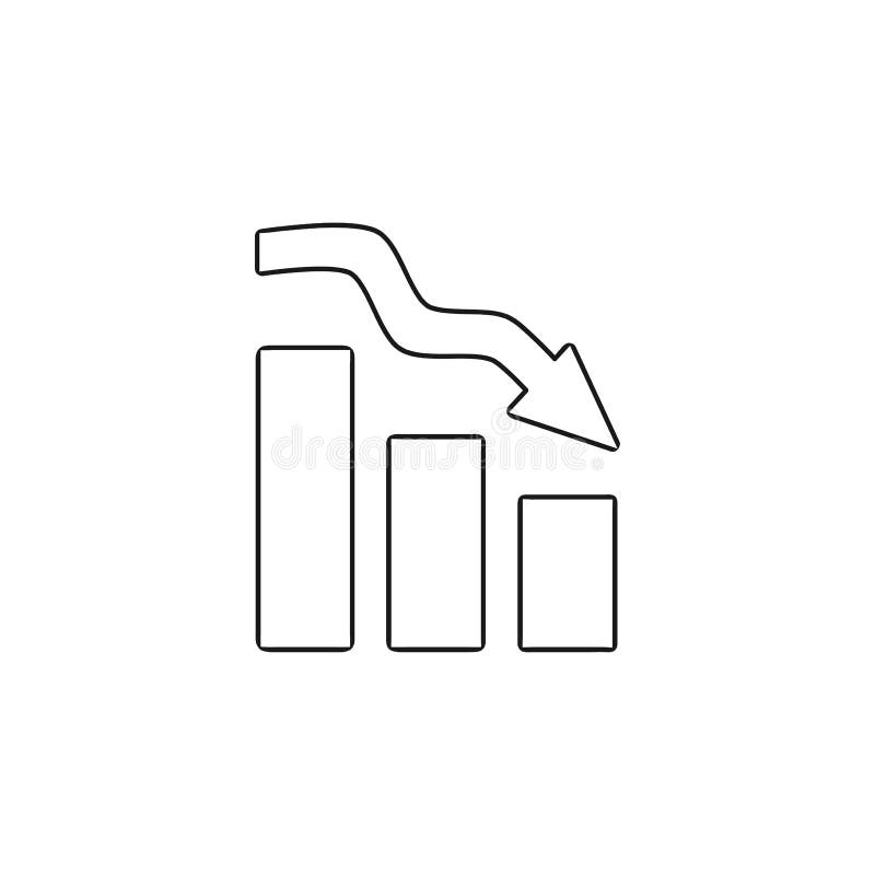 Pie Chart Thin Line Icon. Diagram Pie Chart Hand Drawn Thin Line Icon Stock Vector ...