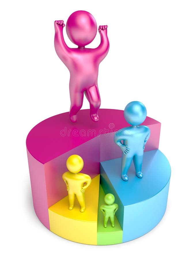 3d man winning jump stock illustration. Illustration of succeed - 31084622