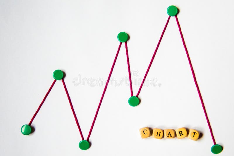 Chart with word chart stock image. Image of string, money - 123476351