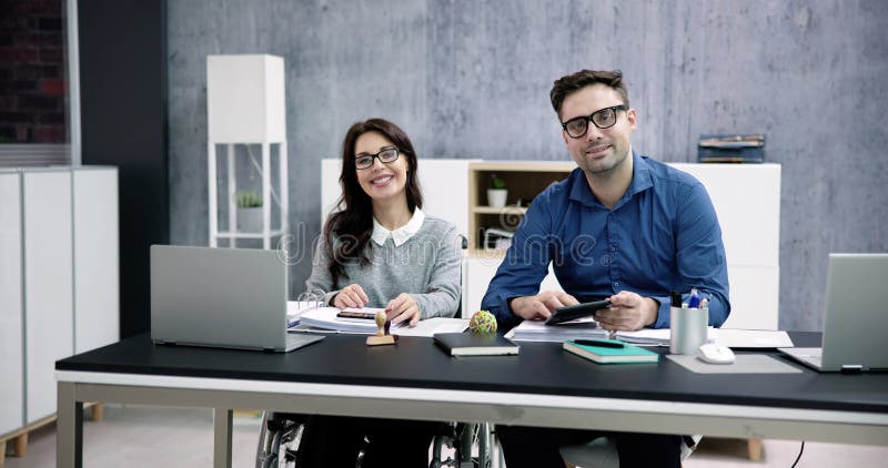 Chartered Accountant in Office with Calculator Stock Photo - Image of ...