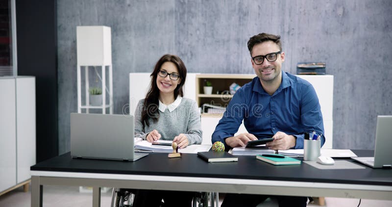 Chartered Accountant in Office with Calculator Stock Photo - Image of ...