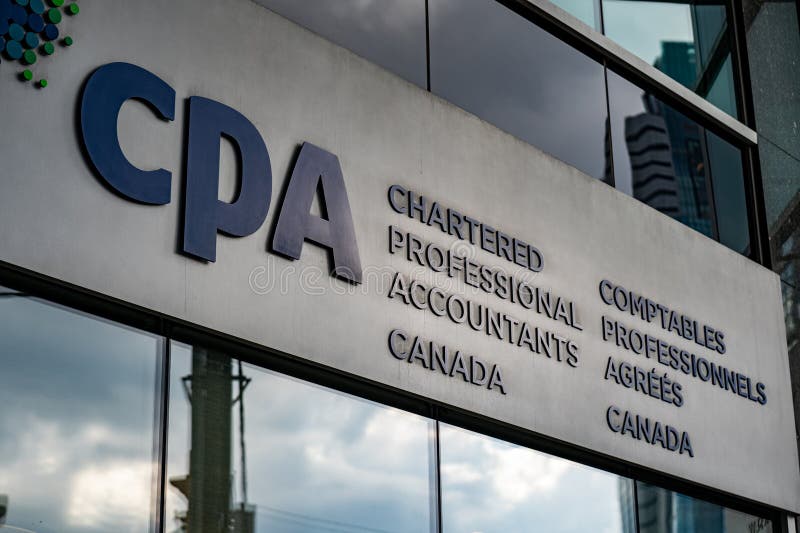 Chartered Professional Accountant (CPA) Building. Editorial Photo ...