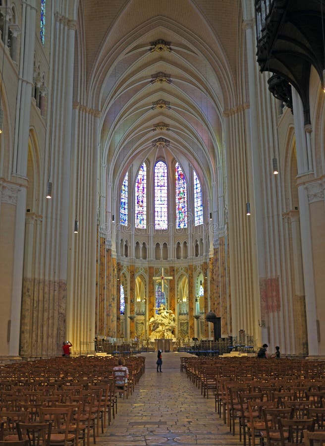 Chartres Cathedral High Altar Editorial Stock Image - Image of france ...