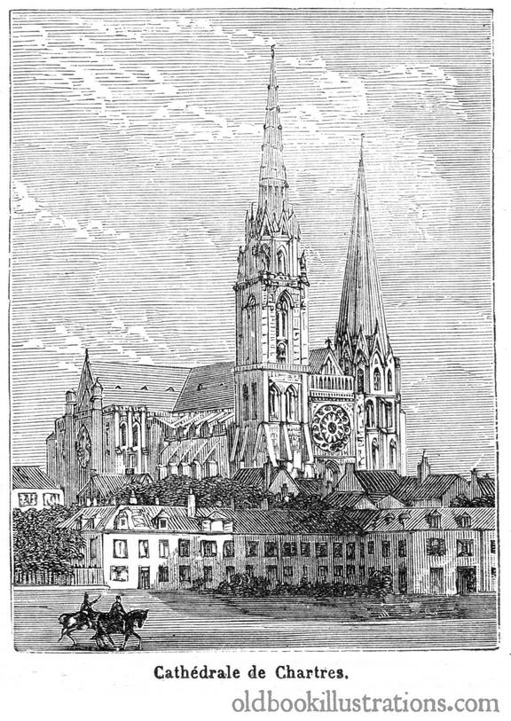 Chartres Cathedral stock photo. Image of - 92131700