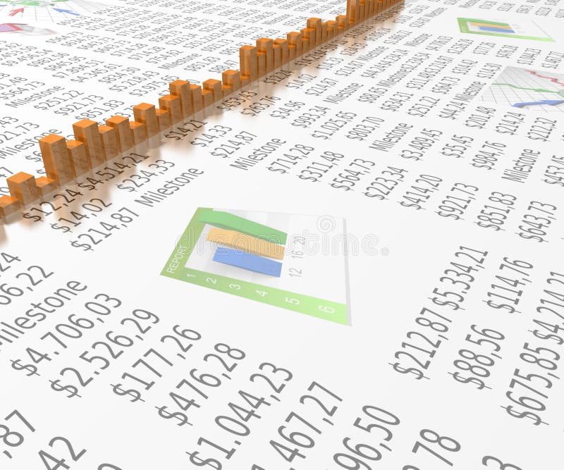 Charts background stock illustration. Illustration of background - 8768879